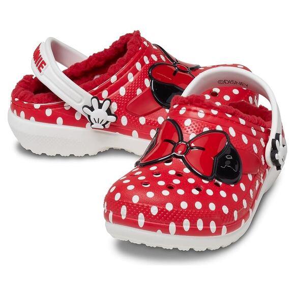 CROCS | Shoes | Nwt Crocs Kids Disney Minnie Mouse Classic Lined Clog ...